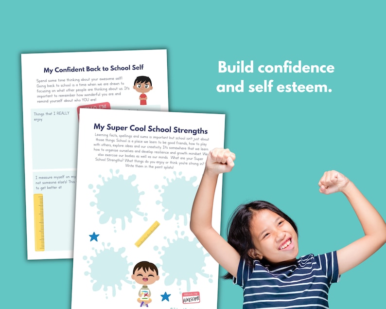Back to School Worries PRINTABLE Activity Pack - Etsy Australia