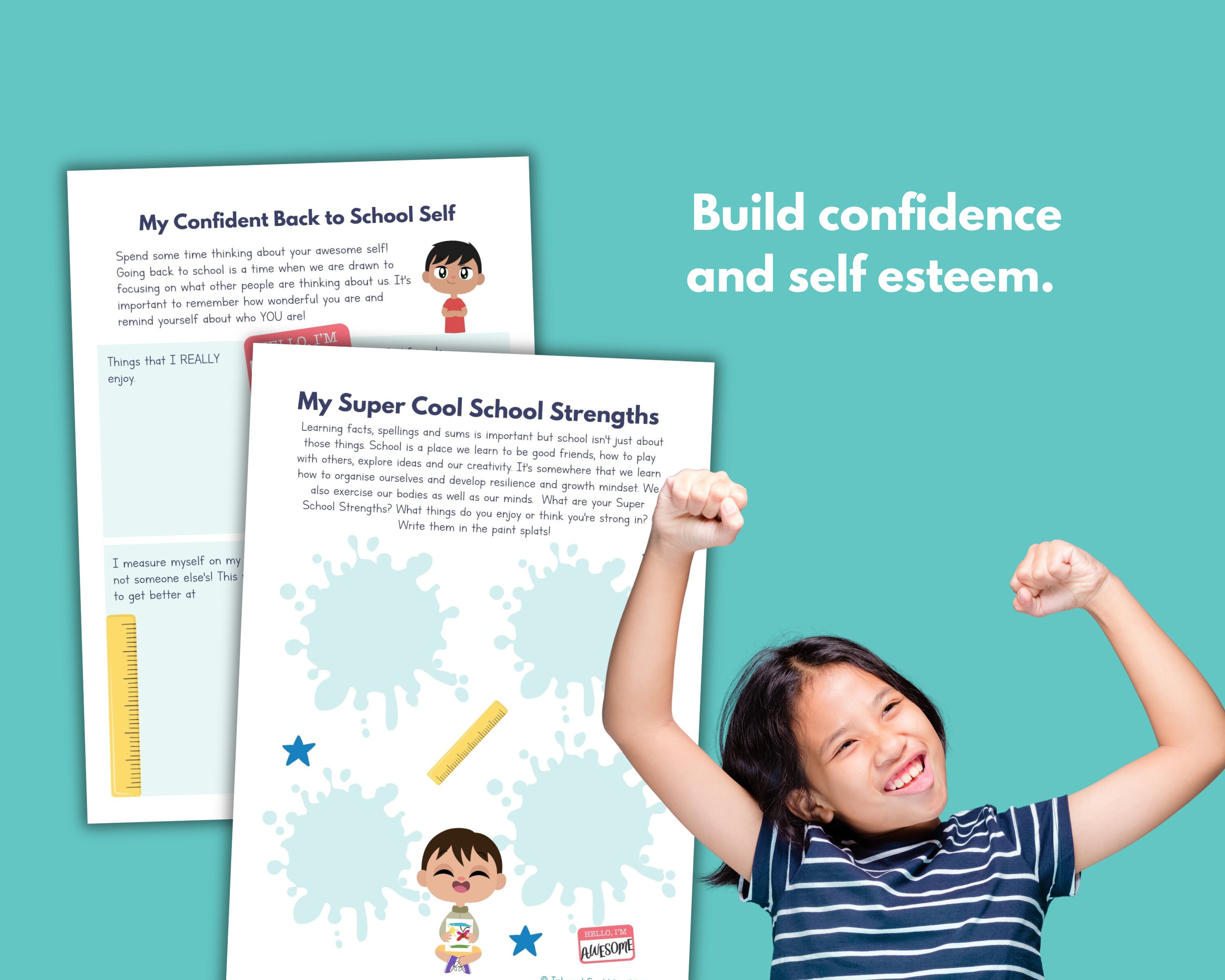 Back to School Anxiety Activity Pack: Confidence & Social Skills ...
