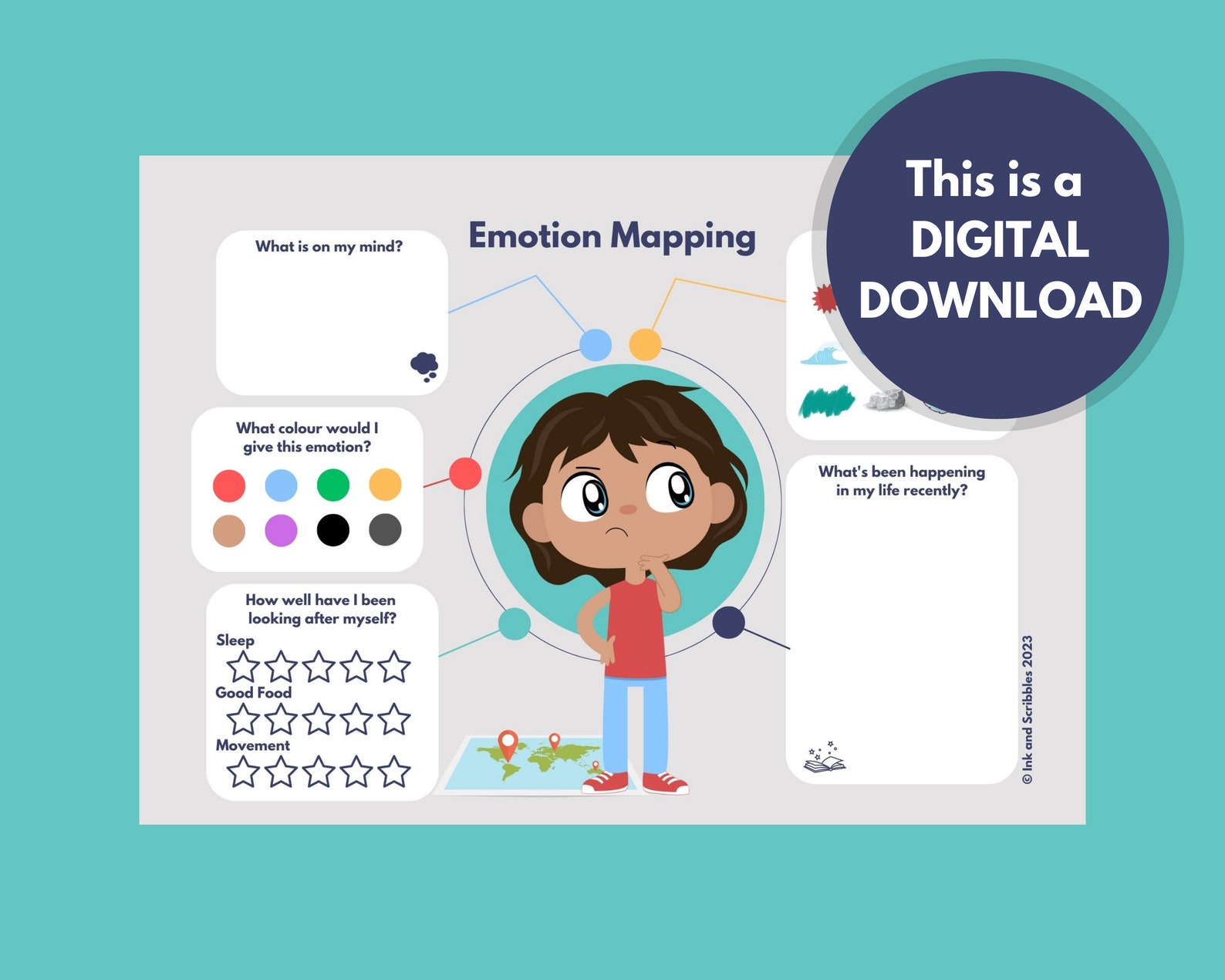 Emotions Worksheet for Kids | Understanding Emotions and Feelings ...