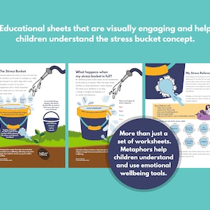 Stress Bucket Worksheet: Kids & Teen Stress Management (printable) - Etsy