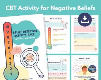 Cbt Core Beliefs Teen - Etsy
