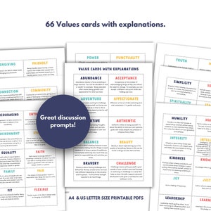 Personal Values Teenagers Worksheets | PRINTABLE Personal Development ...