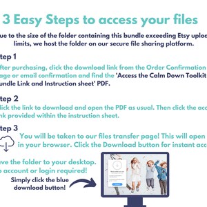 Calm Down Corner Toolkit Bundle for Kids Time in Cool Down - Etsy