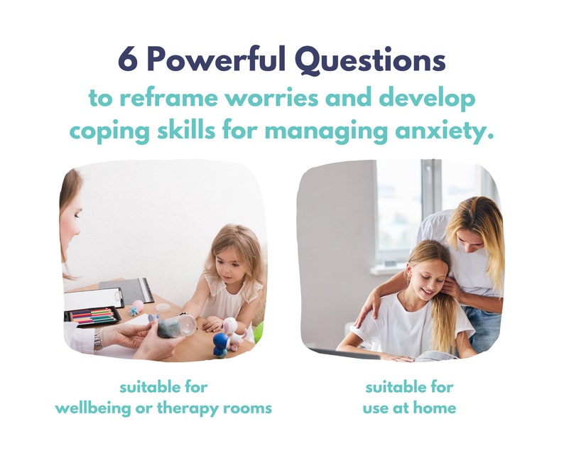 Anxiety Relief, Coping Skills Poster for Kids CBT for Children ...