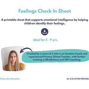 Feelings Worksheet for Kids to Identify Emotions | PRINTABLE Feelings ...