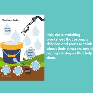 Stress Bucket Worksheet: Kids & Teen Stress Management (printable ...