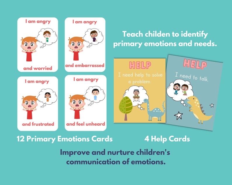 Anger Management Worksheets for Kids: Dinosaur Themed Emotional ...