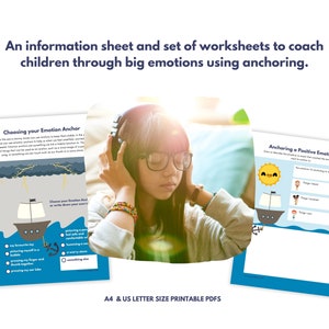 Coping Skill PRINTABLE for Kids | Emotion Anchoring Technique for ...