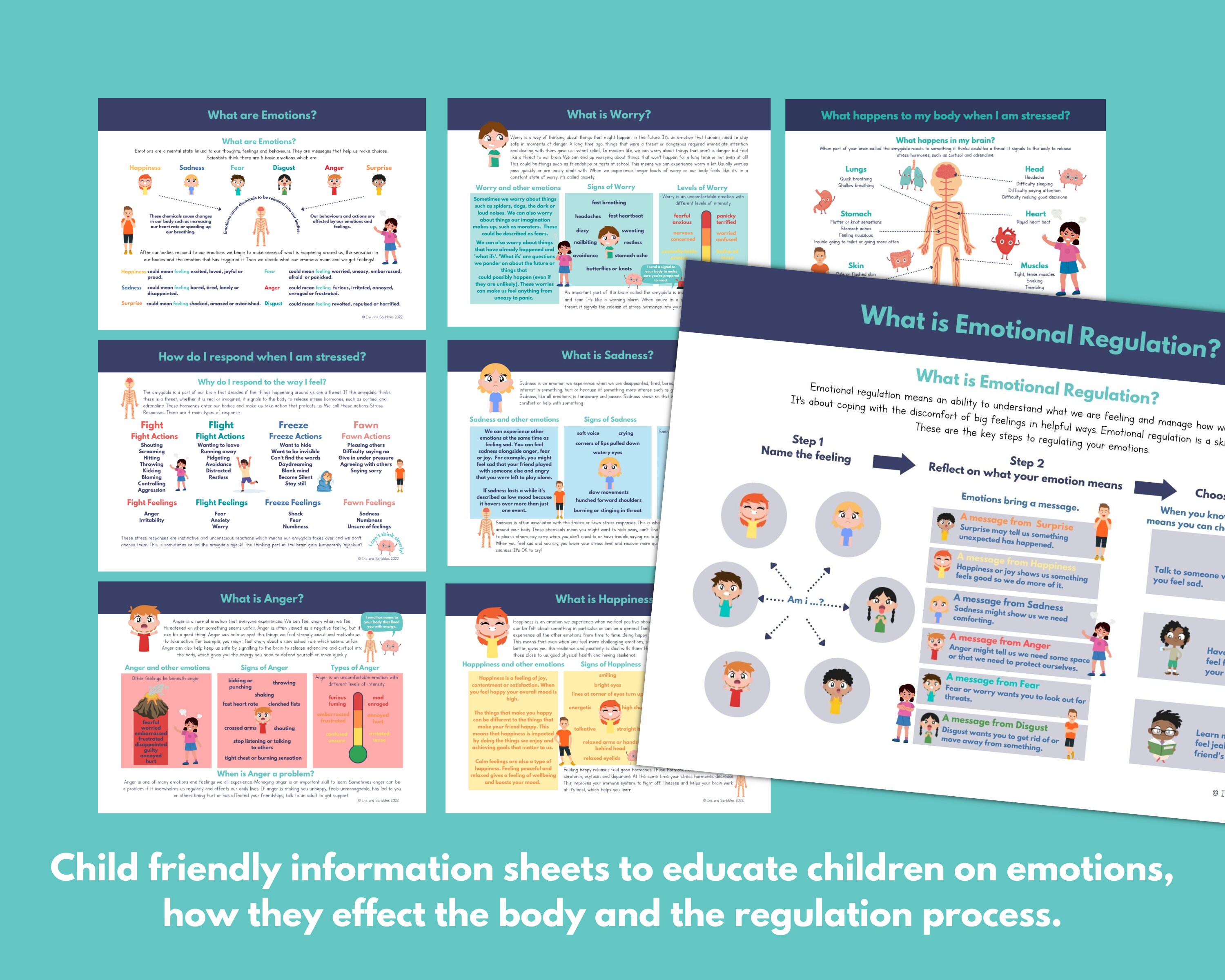 Emotion Learning PRINTABLE Bundle for Kids Social Emotional - Etsy