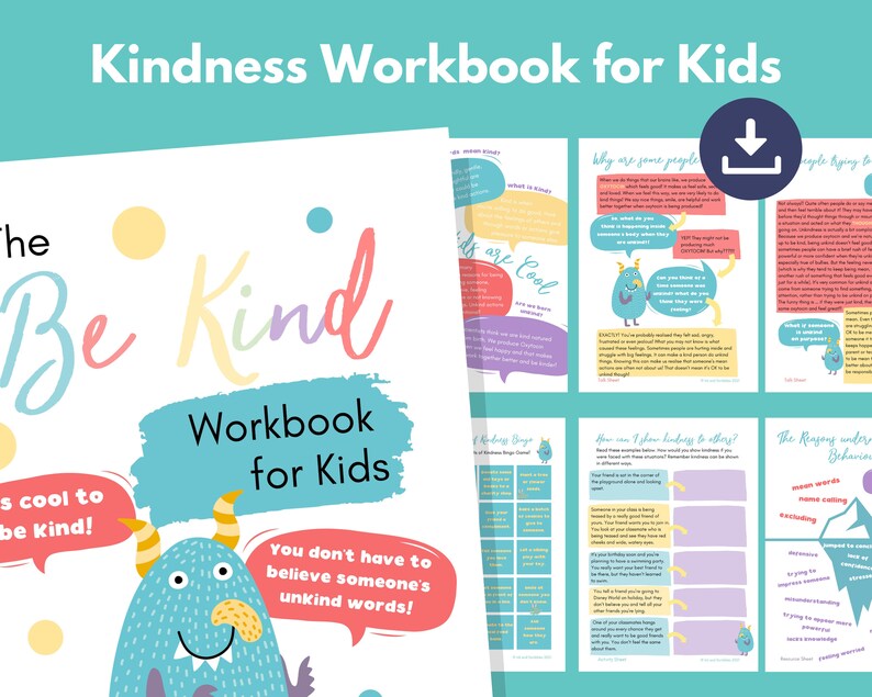 Kindness Activity PRINTABLE for Kids Social Emotional - Etsy