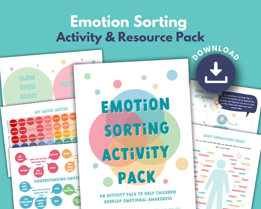 Emotion Sorting Activity Pack: Emotional Intelligence Resources ...