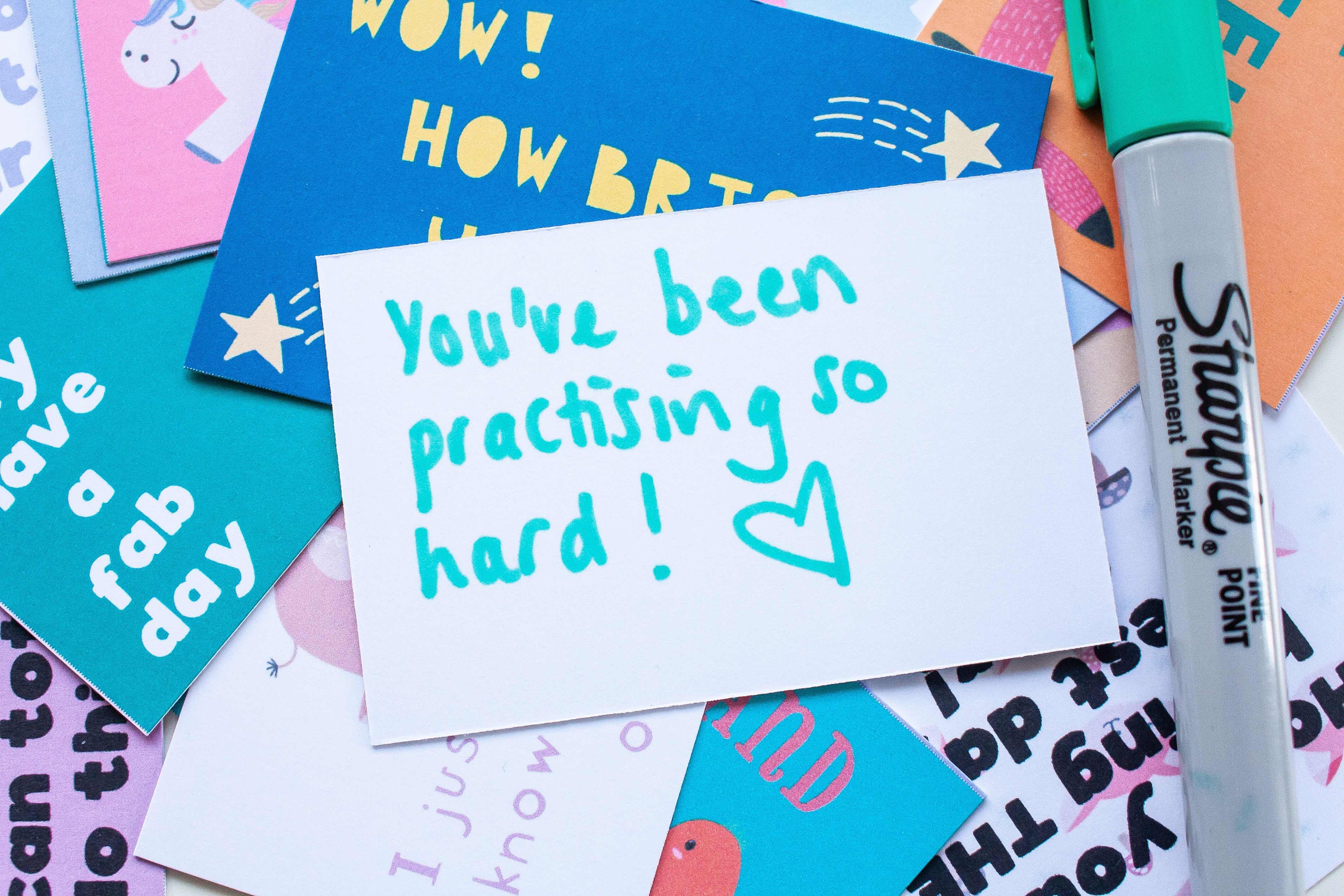 Lunch Box Notes for Kids Printable School Lunch Note Cards - Etsy UK