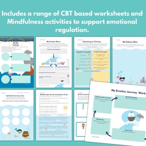 Emotional Regulation PRINTABLE Worksheets for Kids | Managing Big ...