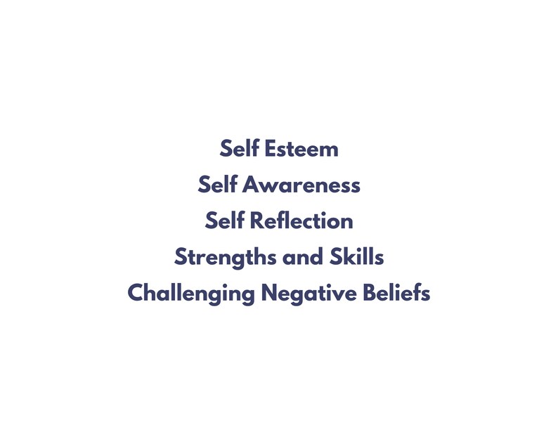 Self Esteem Worksheets for Teens: Positive Thinking (printable PDF) - Etsy