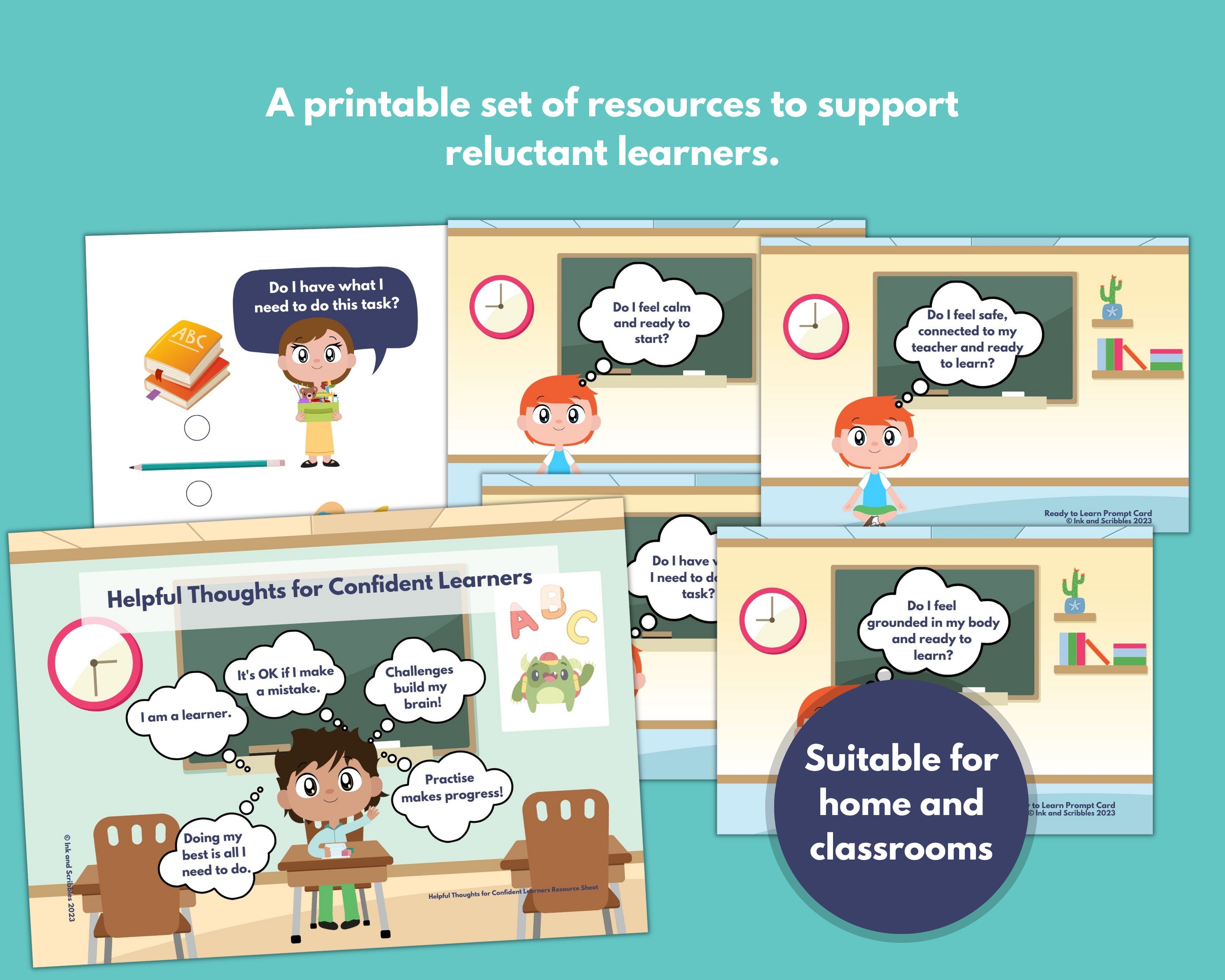 Growth Mindset for Reluctant Learner Classroom Resources, Learning Zone ...