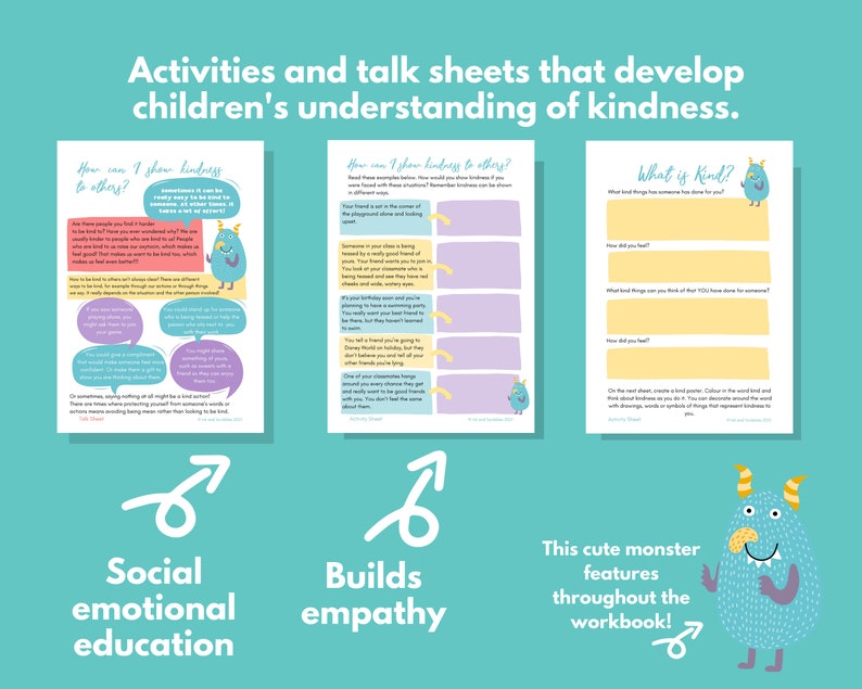 Kindness Activity PRINTABLE for Kids Social Emotional - Etsy