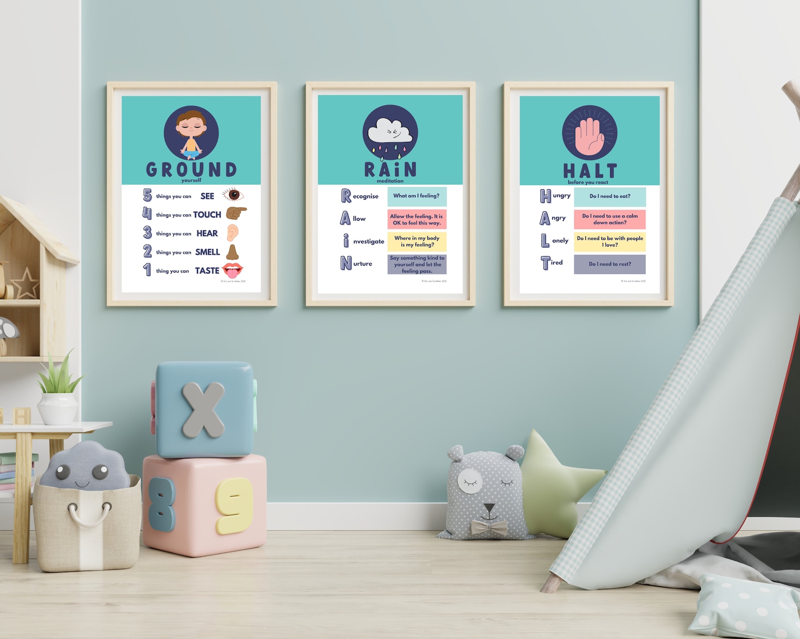 Calm Down Corner Toolkit Bundle for Kids Time in Cool Down PRINTABLE ...