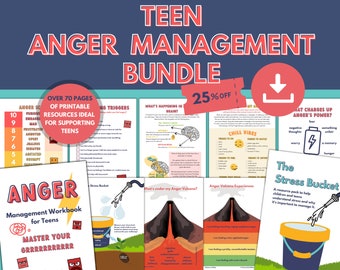 Anger Management Plan Mental Health Printable Template Anger Issues for ...