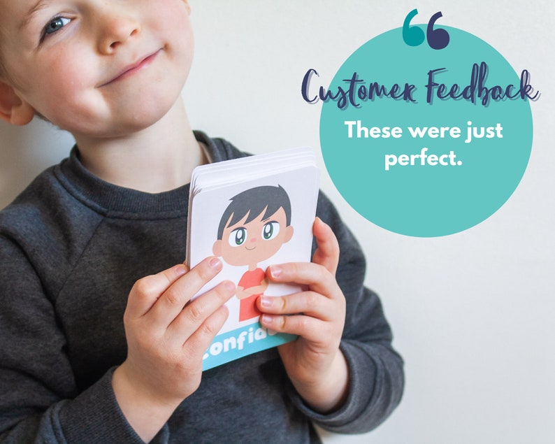 Emotions Feelings Flashcards Social Emotional Learning Poster - Etsy