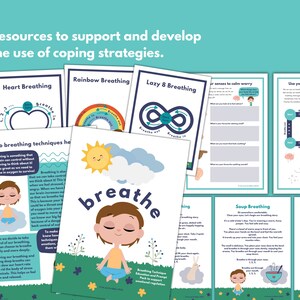 Anxiety Management for Kids PRINTABLE Bundle for Professional Use by ...