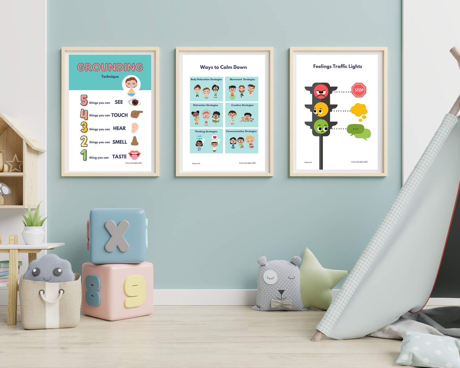 Toddler Calm Down Corner Toolkit | PRINTABLE Emotional Regulation and ...