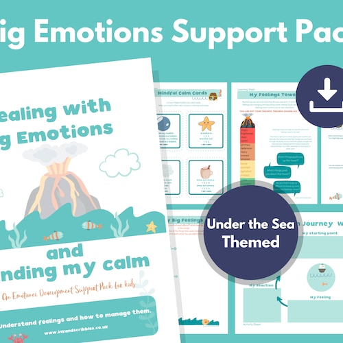 CBT Kids Understanding Emotions Activity PRINTABLE Feelings - Etsy