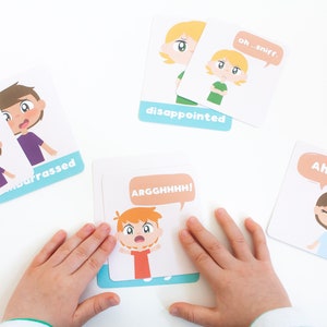 Emotions Feelings Flashcards Social Emotional Learning Poster - Etsy