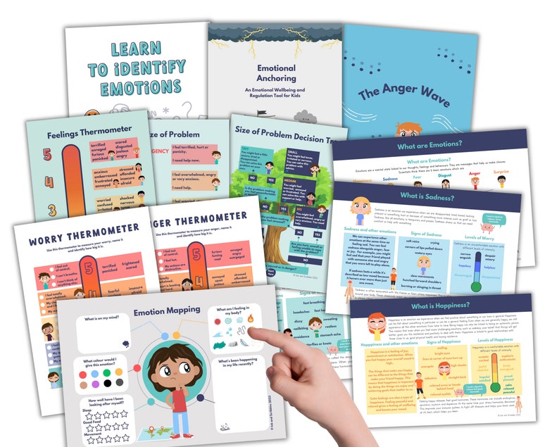Emotional Literacy Big Bundle | Printable SEL Activities for Kids ...