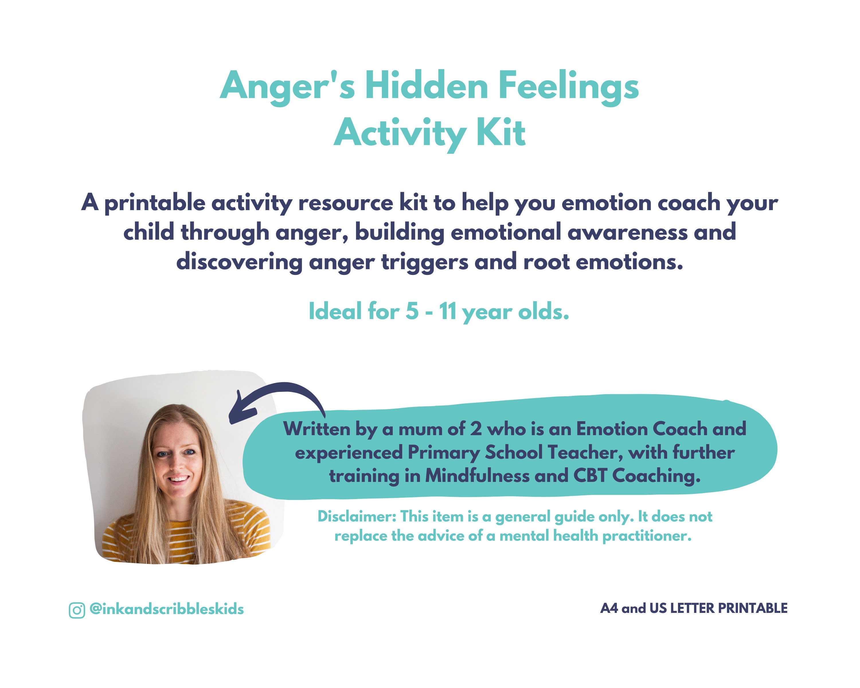 Anger Triggers CBT Activity PRINTABLE for Kids Hidden - Etsy
