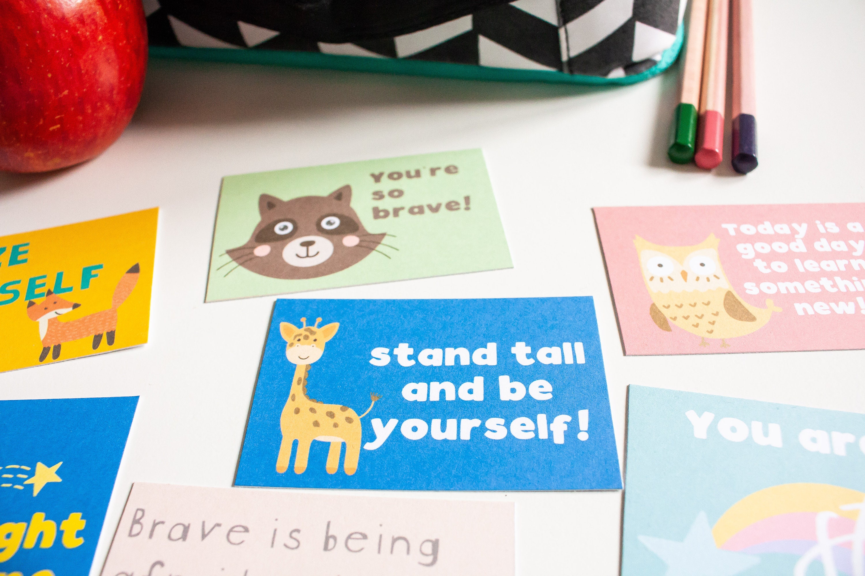 Lunch Box Notes for Kids Printable School Lunch Note Cards - Etsy UK