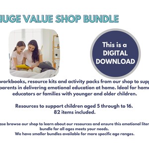 Emotional Education Super Bundle for Home Use, SEL, Home Educator ...