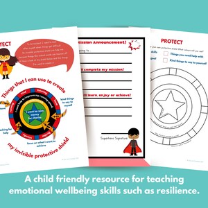 Confidence Self Esteem PRINTABLE for Kids | Superhero Themed Growth ...