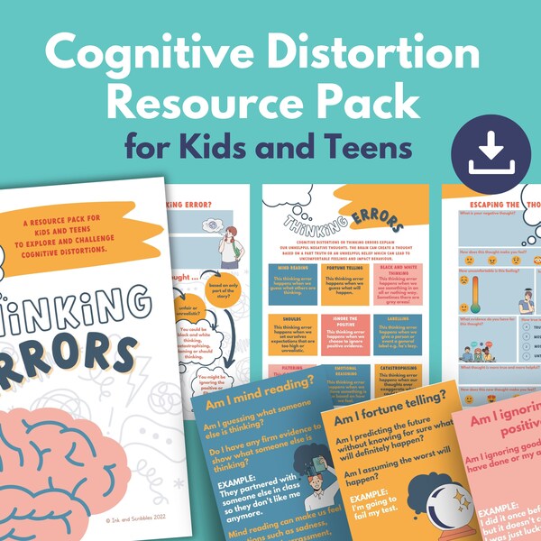 Thought Monsters Thinking Trap Cards for Kids and Children Children's ...