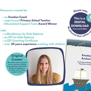 Coping Skill PRINTABLE for Kids | Emotion Anchoring Technique for ...