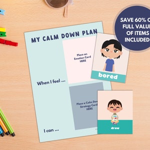 Calm Down Corner Toolkit Bundle for Kids Time in Cool Down - Etsy