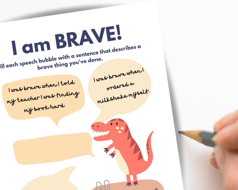 Brave Kids Poster: Resilience & Growth Mindset (printable) - Etsy
