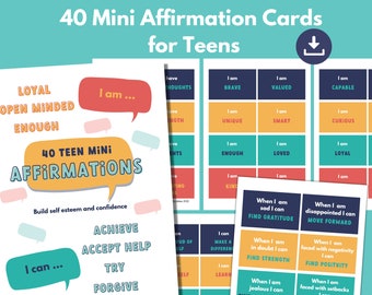 Printable Affirmation Cards - Etsy