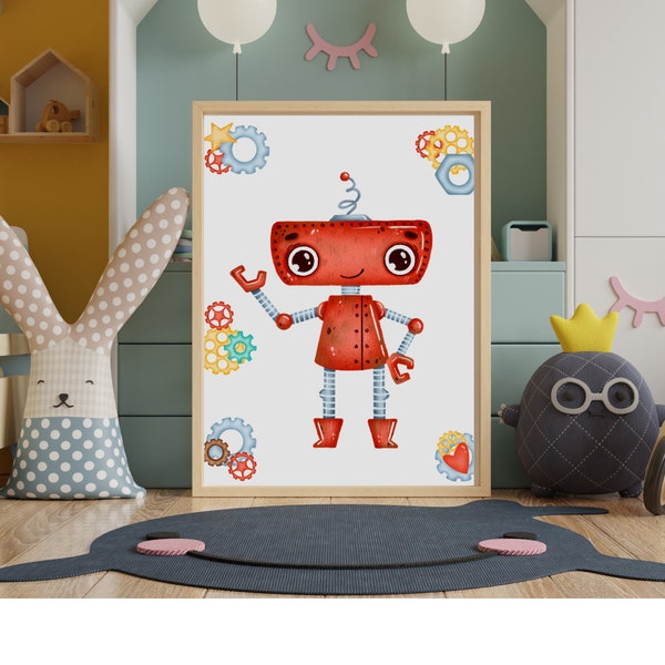 Robot Nursery - Etsy
