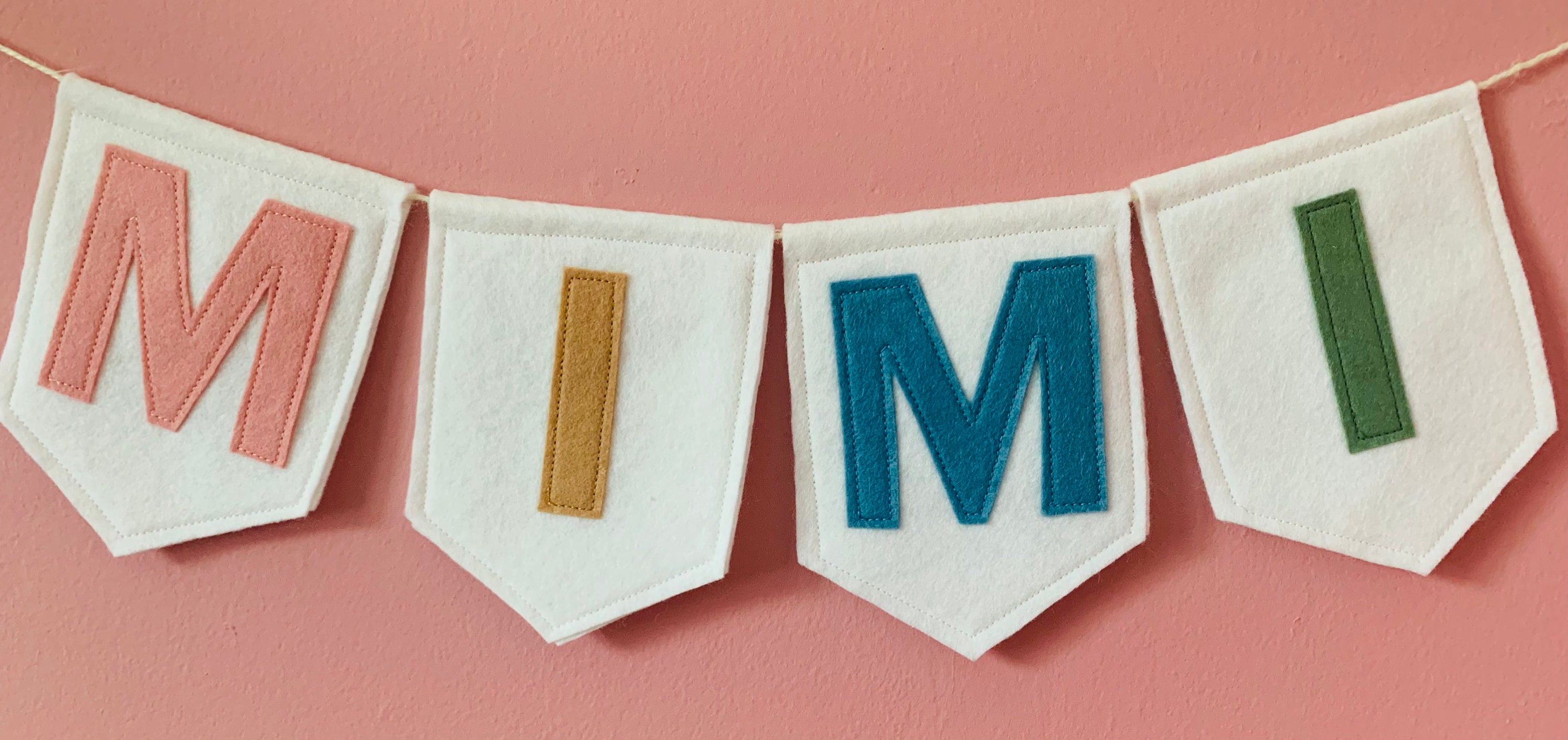 Name Banner Personalised Bunting Nursery Decor Felt - Etsy UK