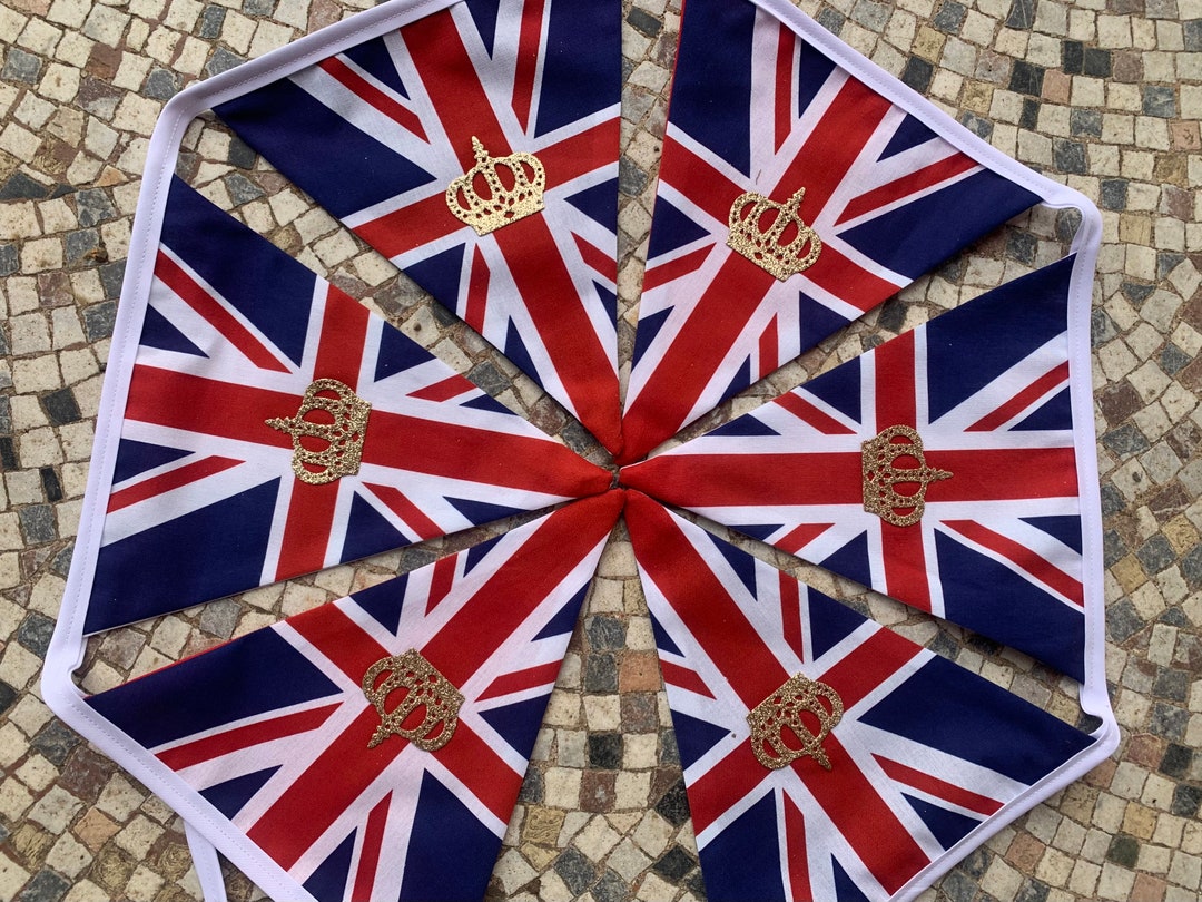 Coronation Bunting - King Charles - Commemorative Bunting - Coronation ...