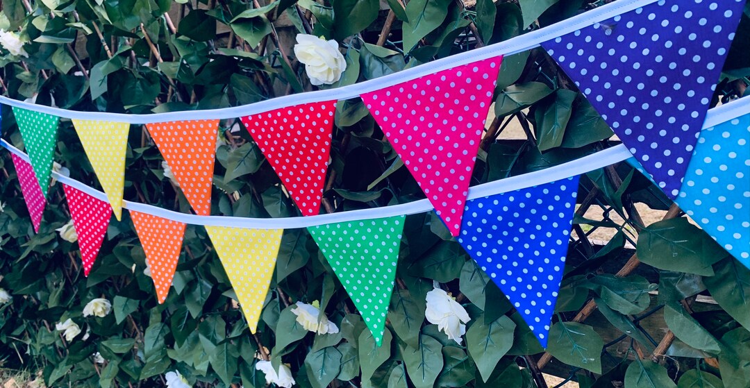Rainbow Bunting - Party Decorations - Party Bunting - Playroom Decor ...