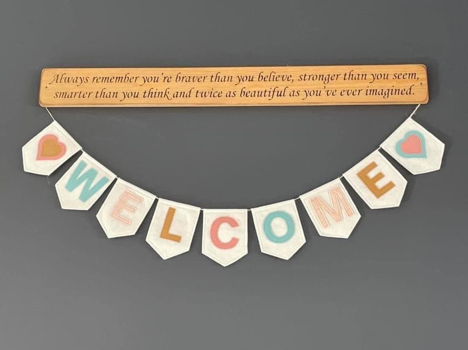 Boys Name Banner Personalised Bunting Nursery Decor Felt | Etsy UK