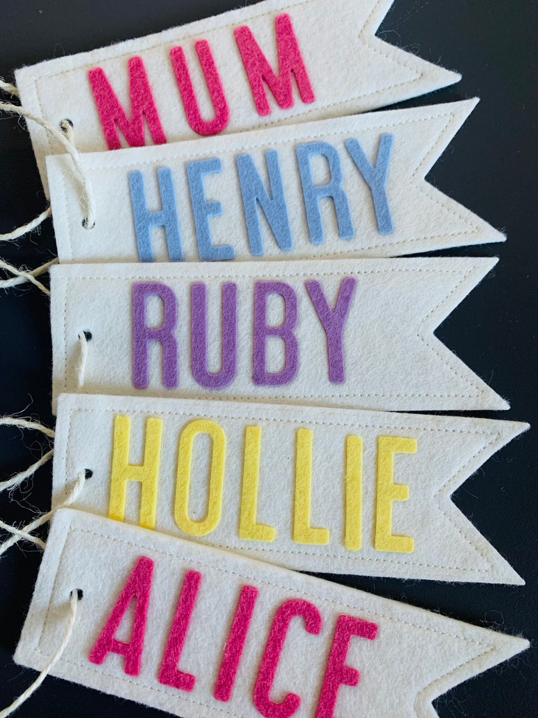 Handmade Felt Everlasting Gift Tags - Felt - Christmas Tags - Gift Tags ...