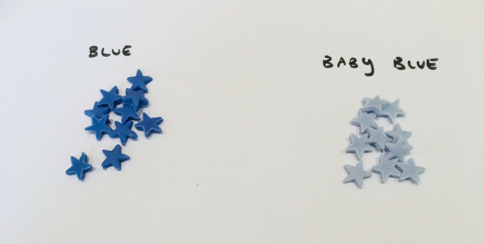 75 edible stars fondant sugar paste handmade cake decorations | Etsy