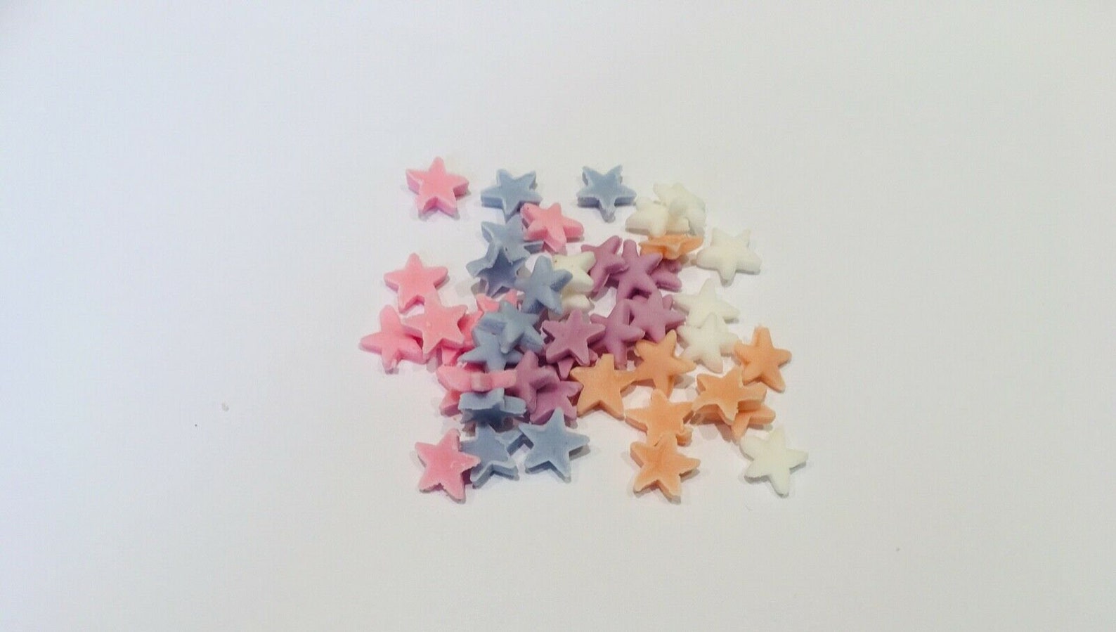 75 edible stars fondant sugar paste handmade cake decorations | Etsy