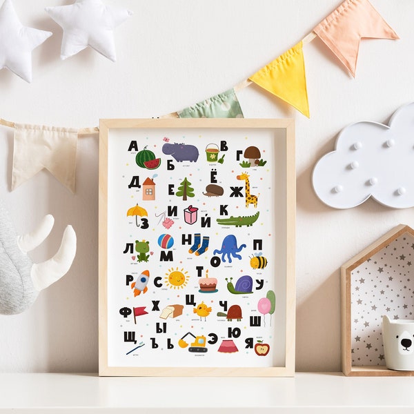 Russian Alphabet - Etsy