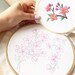 Cherry Blossom Hand Embroidery Pattern Digital Download PDF - Etsy