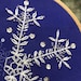 Snowflake Hand Embroidery Pattern Digital Download PDF Contains ...