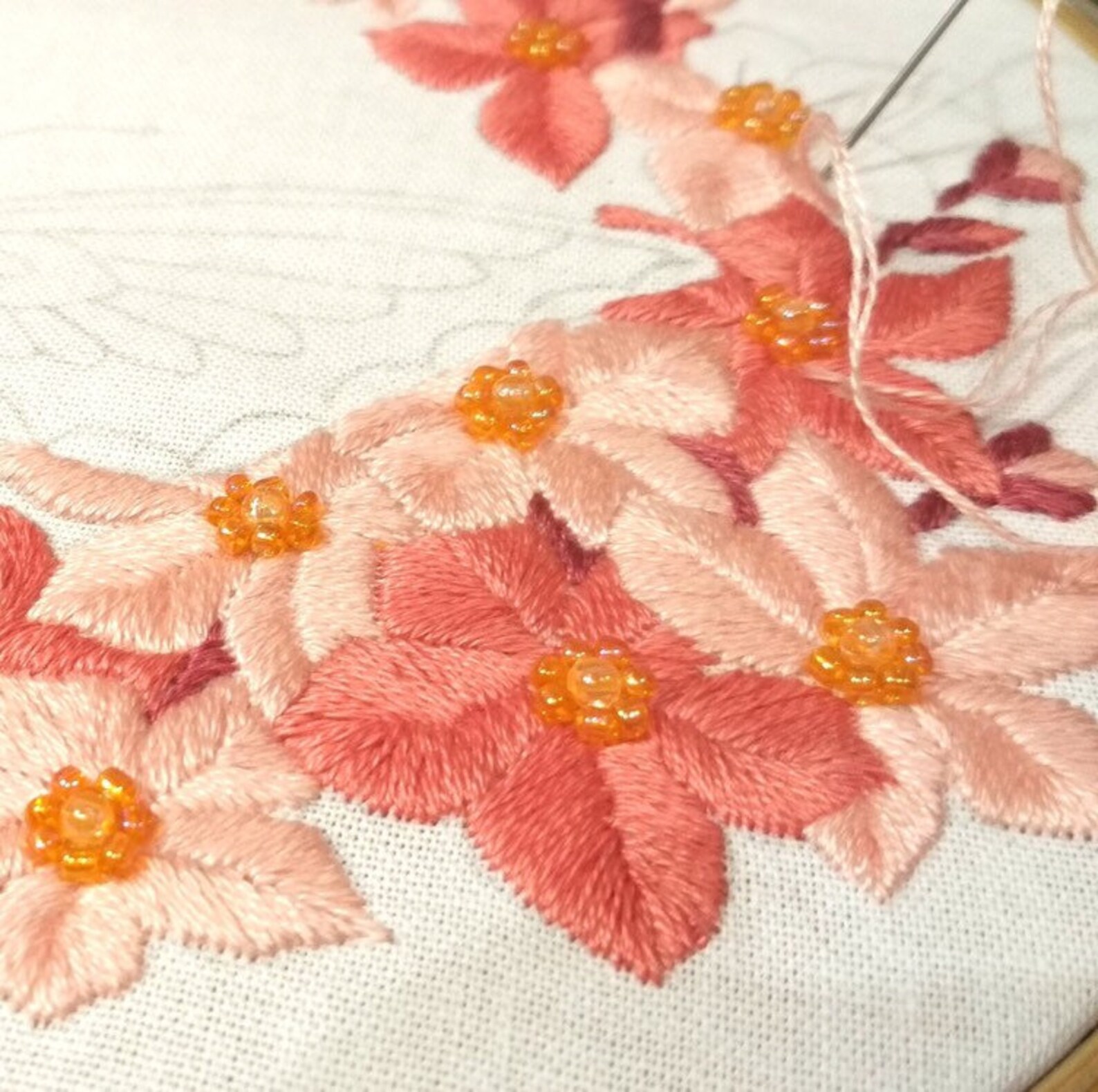 Butterfly and Sakura Hand Embroidery Pattern Digital - Etsy