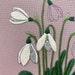 Snowdrops in the Snow Hand Embroidery Pattern Video - Etsy